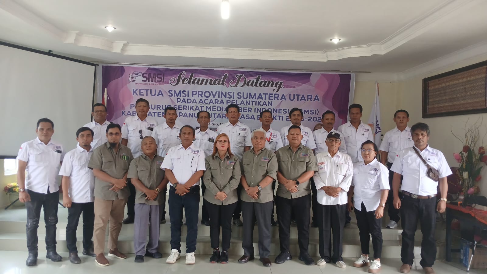 Pengurus SMSI Taput Periode 2025-2028 Dilantik - Mediawartatipikor